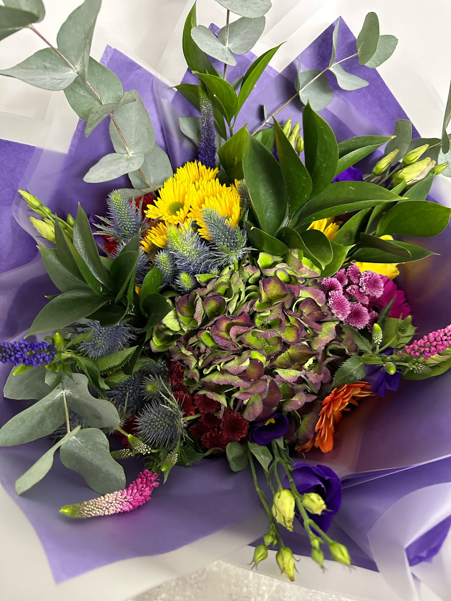 Purple Bouquet – The Flower House Marple